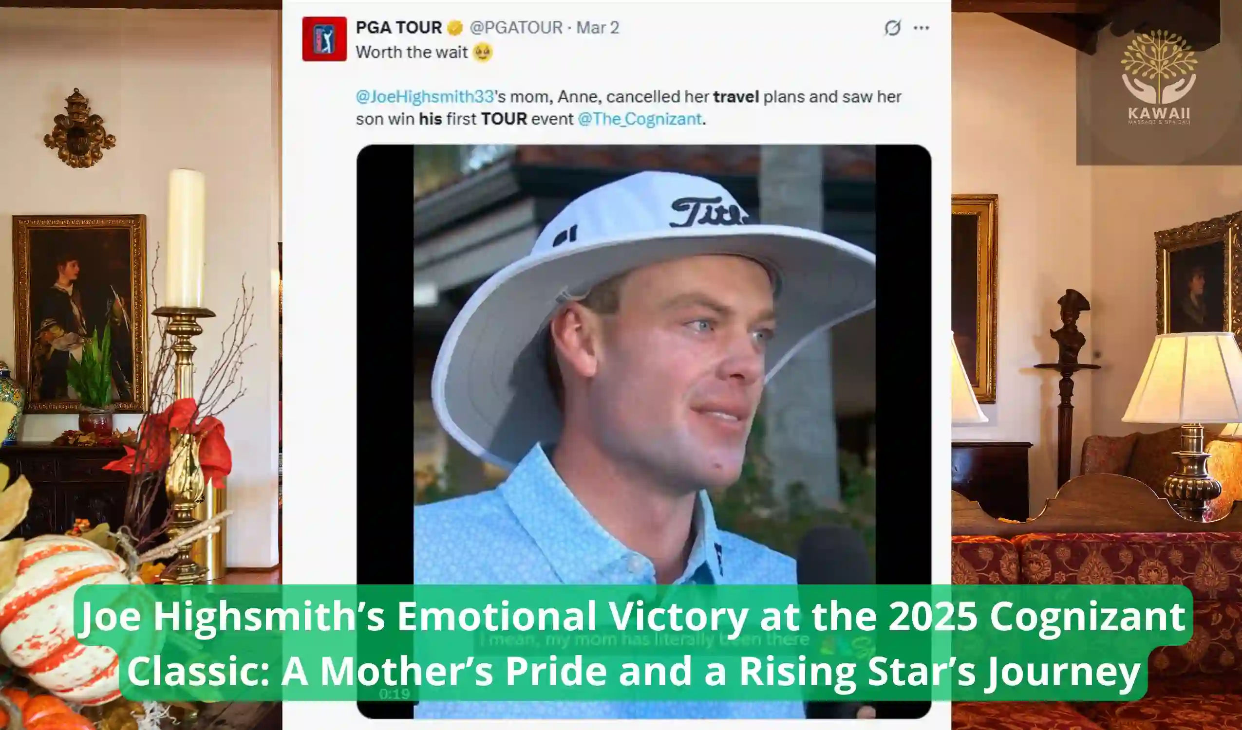 Joe Highsmith’s Emotional Victory at the 2025 Cognizant Classic: A ...